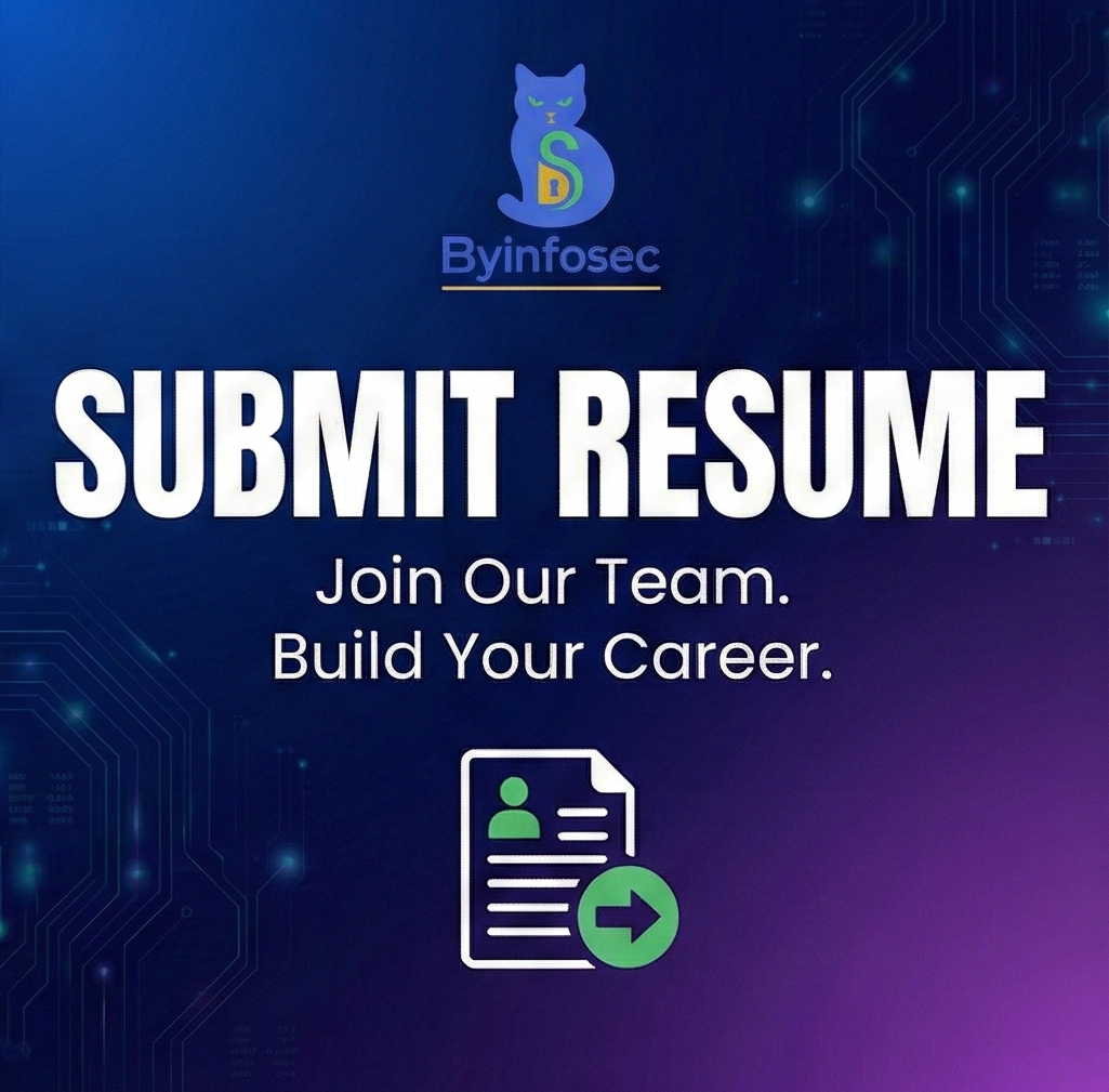 Submit Resume | Global Jobs & IT Careers | ByinfoSec | ByinfoSec